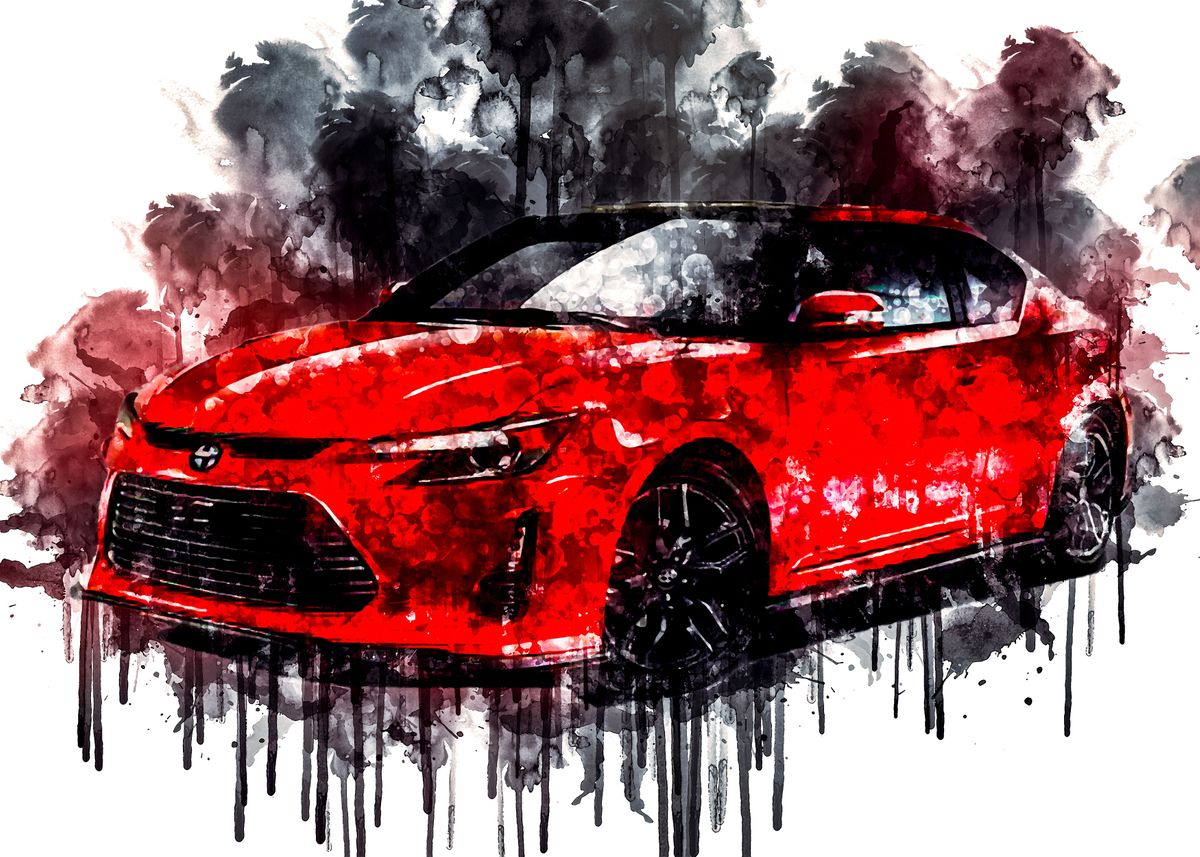 'Scion TC Release Series' Poster, picture, metal print, paint by ...