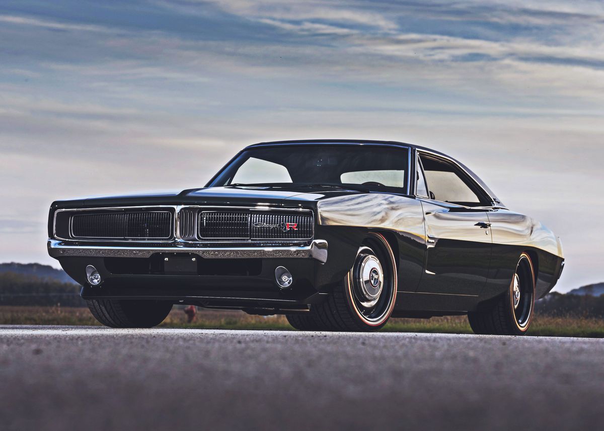 'Dodge Charger Defector car' Poster, picture, metal print, paint by ...
