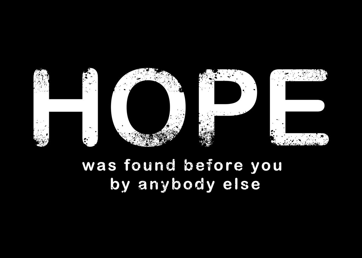 'Finding Hope' Poster, picture, metal print, paint by Carlos Marques ...