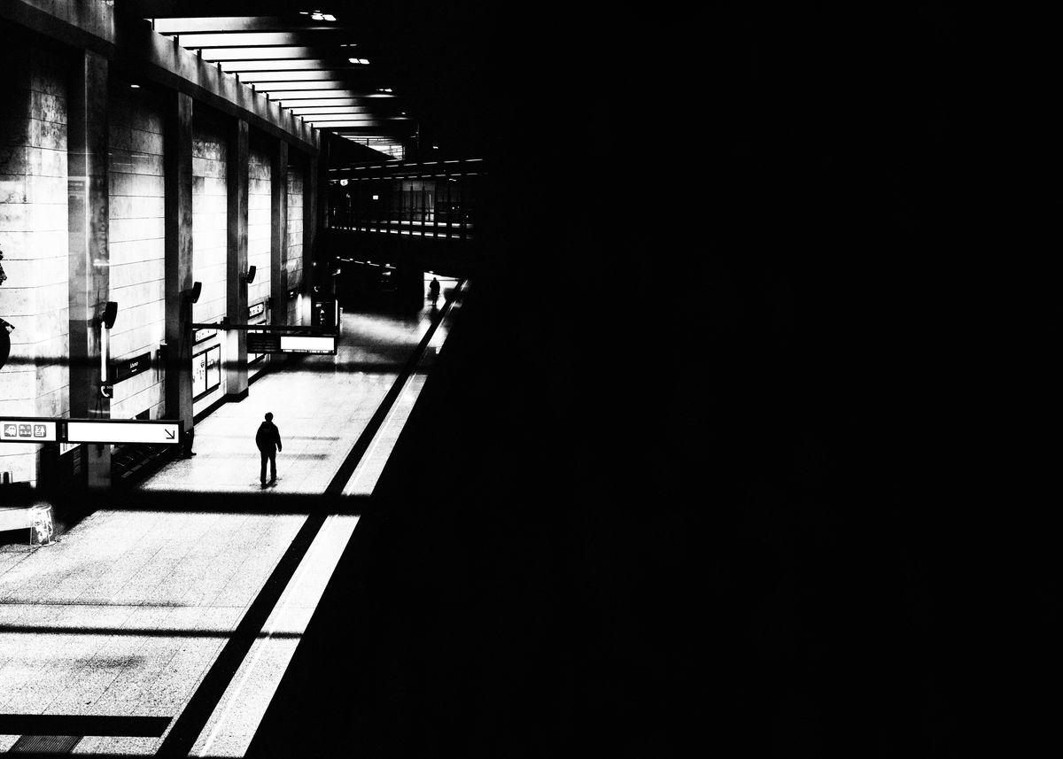 'Converging Shadows' Poster, picture, metal print, paint by Lachezar ...