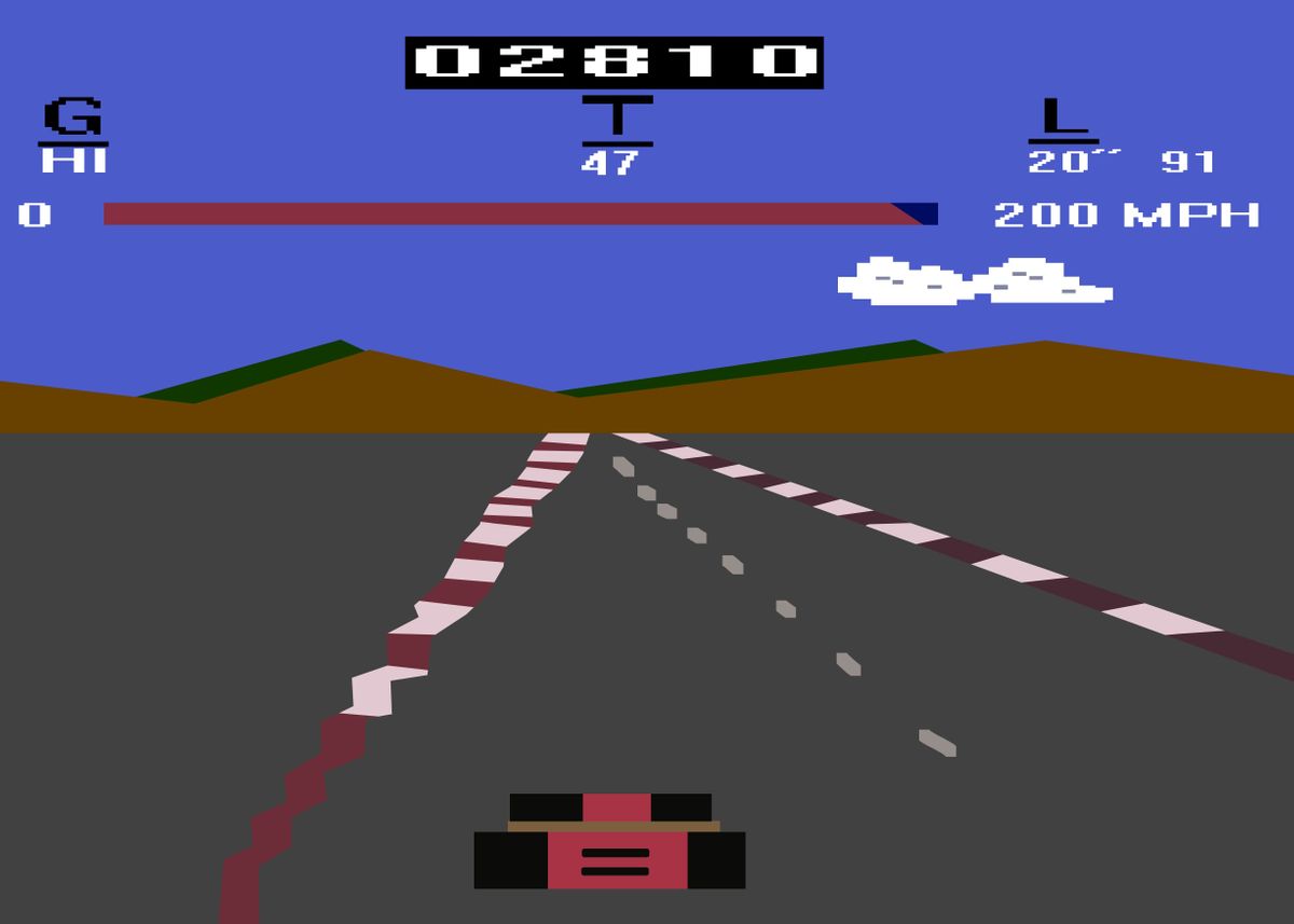 'Pole Position Game' Poster, picture, metal print, paint by Nathascha ...