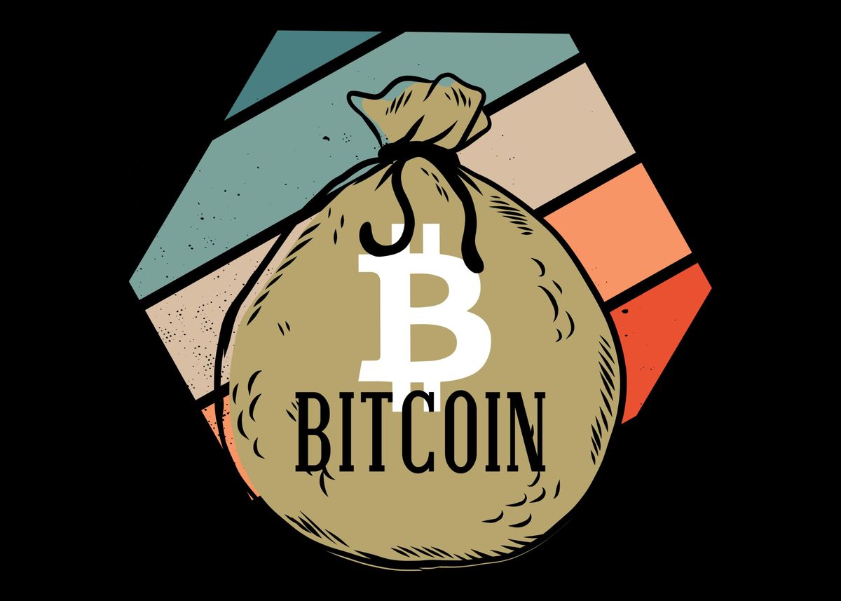 'Funny Bitcoin Crypto' Poster, picture, metal print, paint by ...