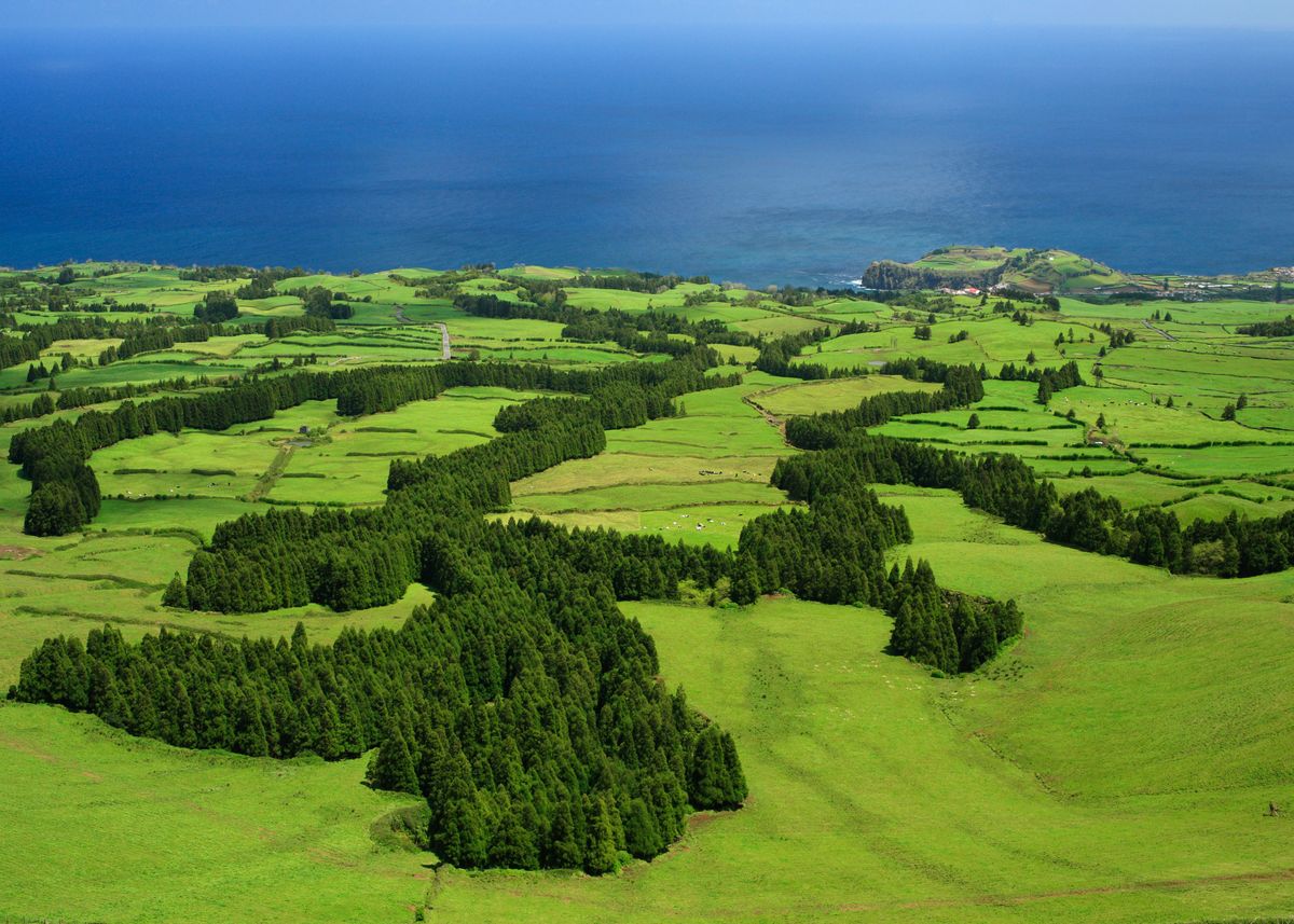 'Typical Azores landscape' Poster by Gaspar Avila | Displate