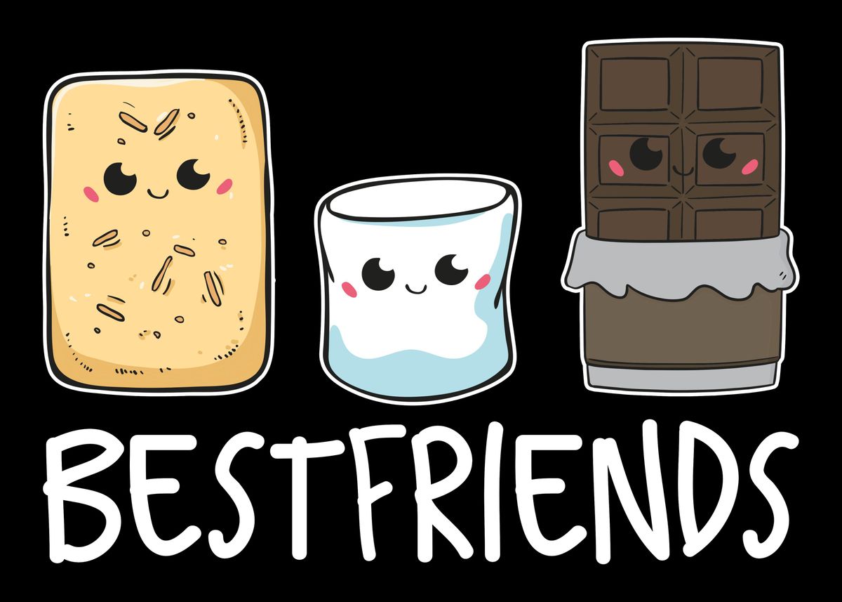 'Camping Smores Smore' Poster, picture, metal print, paint by ...