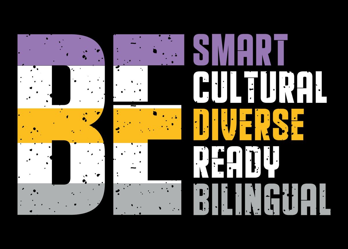 'Bilingual Spanish Polyglot' Poster, picture, metal print, paint by ...