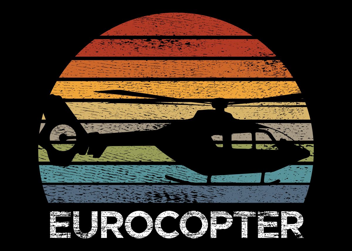 'Helicopter Pilot' Poster, picture, metal print, paint by CrazySquirrel ...