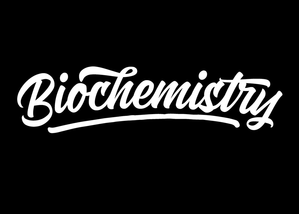 'Biochemistry' Poster, picture, metal print, paint by dr3designs | Displate