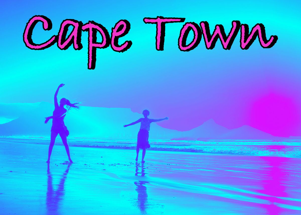 'Cape Town pop art ' Poster by Ava Peattie | Displate