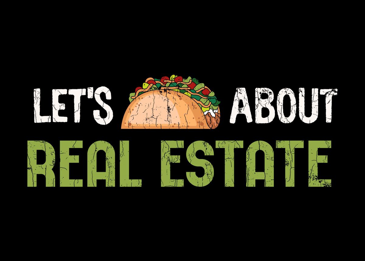 'Funny Real Estate Design F' Poster by OffPlate Designs | Displate