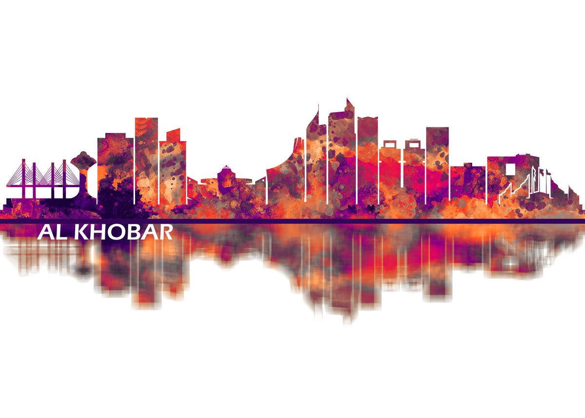 'Al Khobar Saudi Arabia' Poster, picture, metal print, paint by Towseef ...