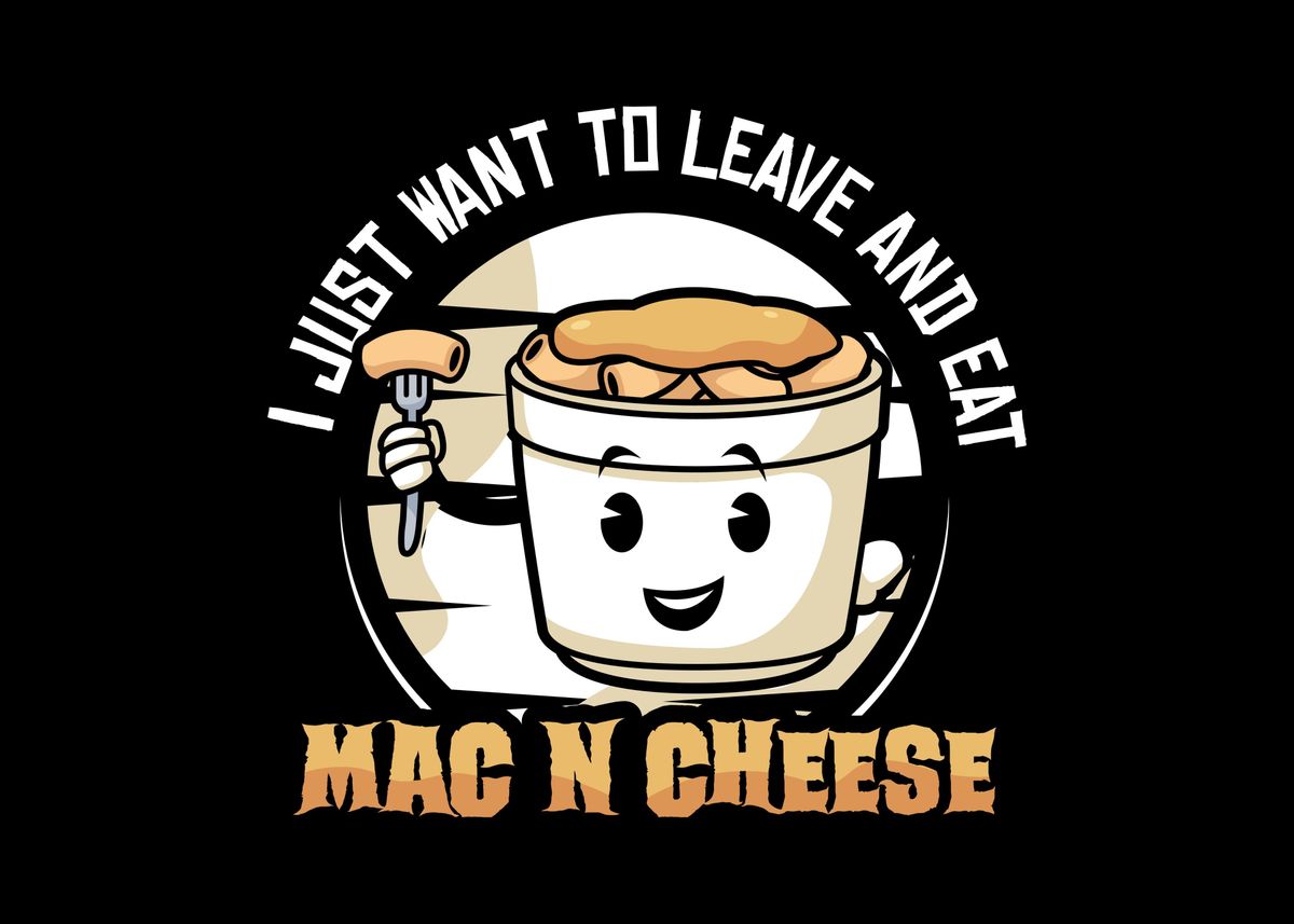 'Mac and Cheese' Poster, picture, metal print, paint by Sebastian ...