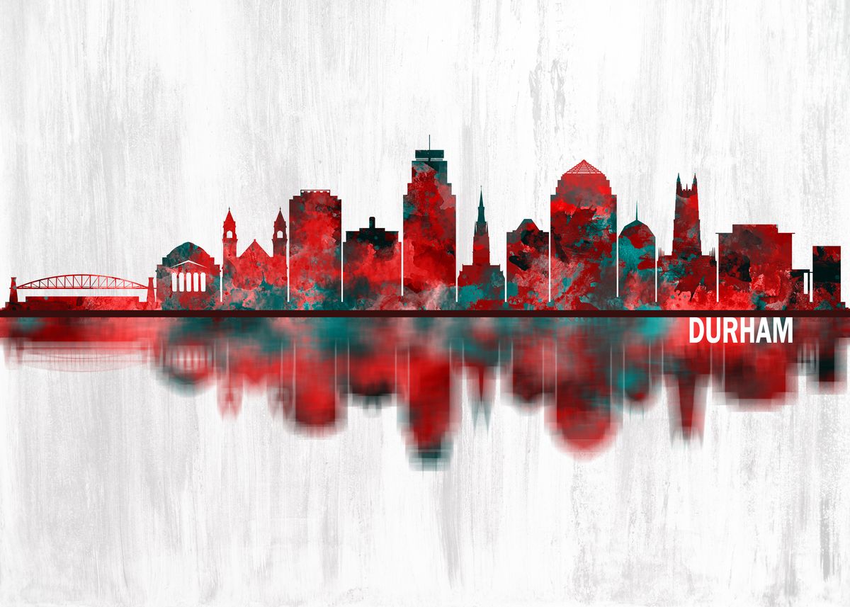 'Durham North Carolina' Poster by Towseef Dar | Displate