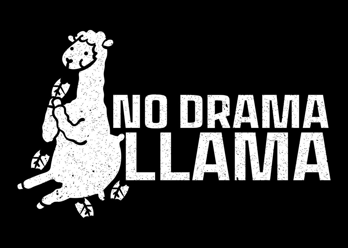 'Llama Alpaca' Poster, picture, metal print, paint by CrazySquirrel ...