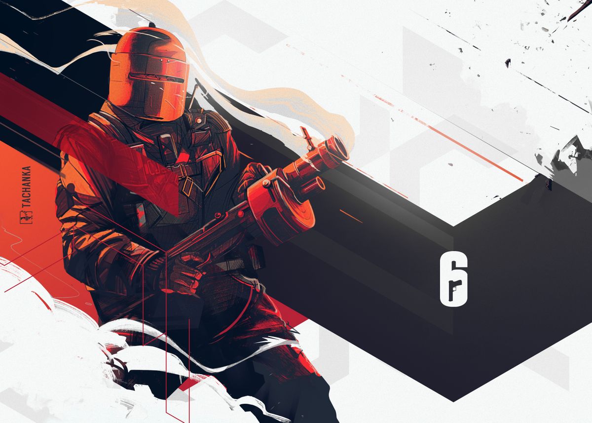 'Tachanka Art' Poster, picture, metal print, paint by Rainbow Six Siege ...