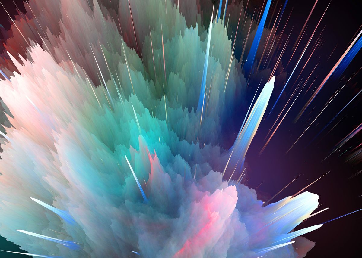 'Boom' Poster, picture, metal print, paint by Devart | Displate