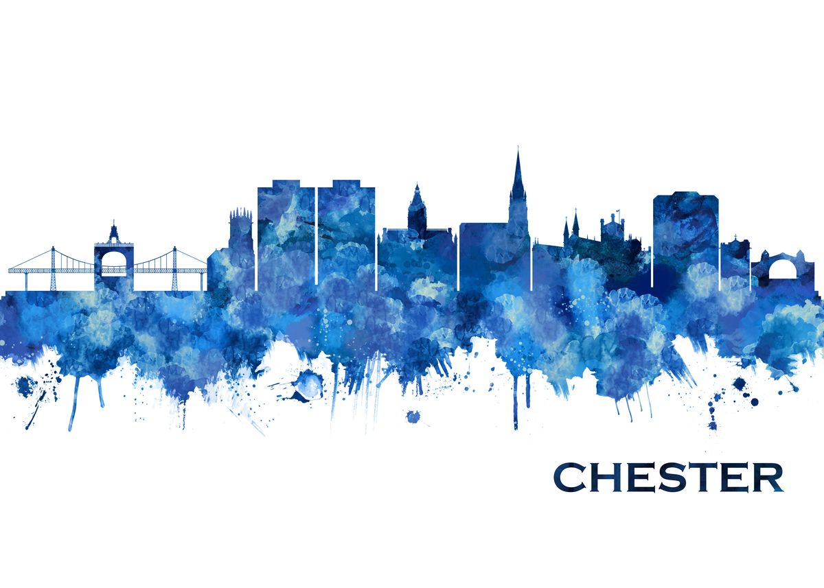 'Chester England skyline' Poster by Towseef Dar | Displate