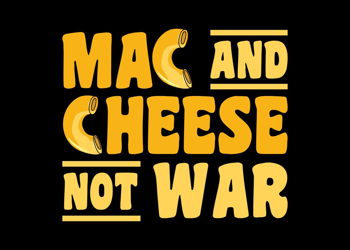 'Mac and Cheese' Poster, picture, metal print, paint by Sebastian ...