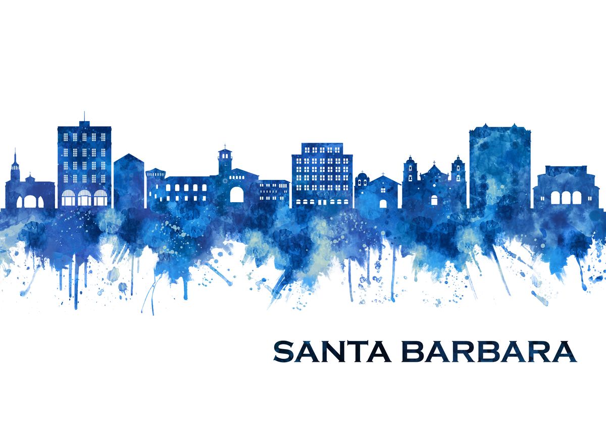 'Santa Barbara California' Poster by Towseef Dar | Displate
