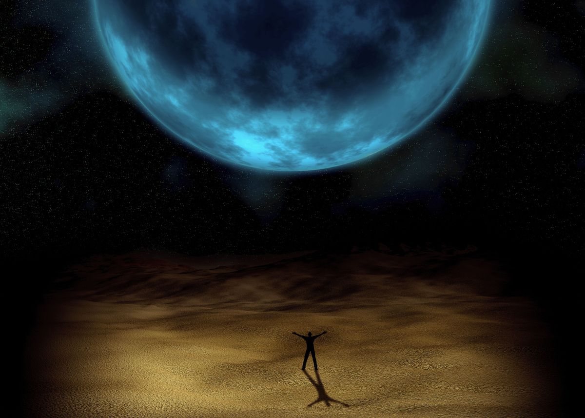 'Blue Planet' Poster, picture, metal print, paint by Motivation ManiaC ...