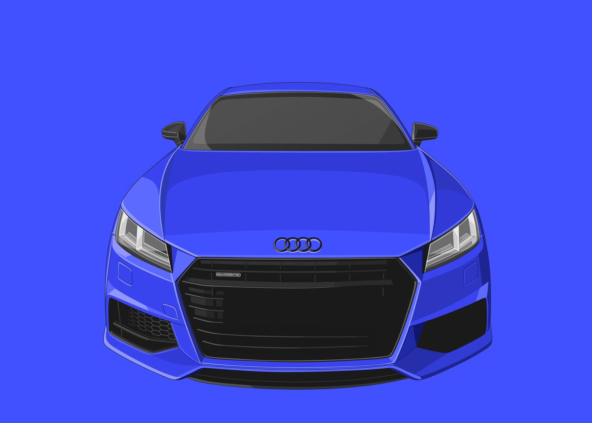 'AUDI ' Poster by capture art | Displate