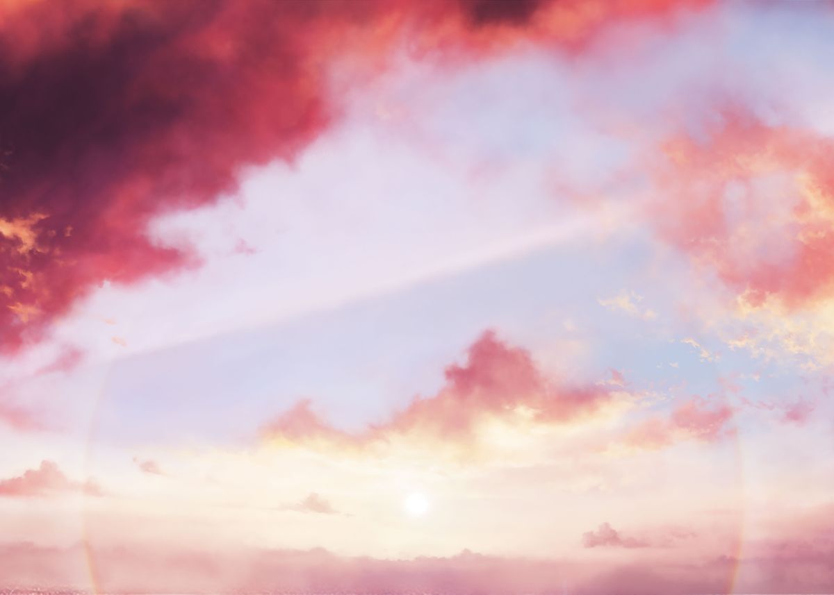 'Hopeful Sky' Poster, picture, metal print, paint by Ingram Schell ...