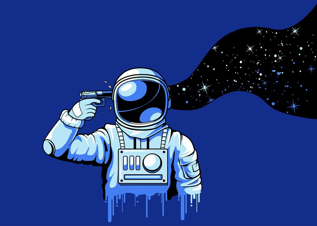 'Shooting stars' Poster by Designersen | Displate