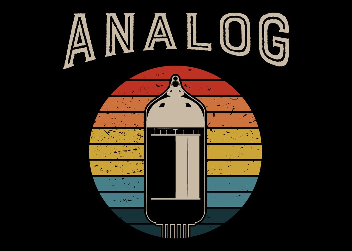 'Retro Synthesizer Analog' Poster, picture, metal print, paint by ...