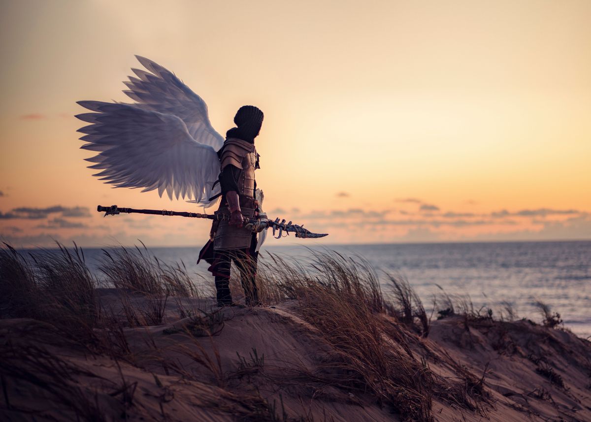 'Angel of repentance' Poster, picture, metal print, paint by Geoffroy ...