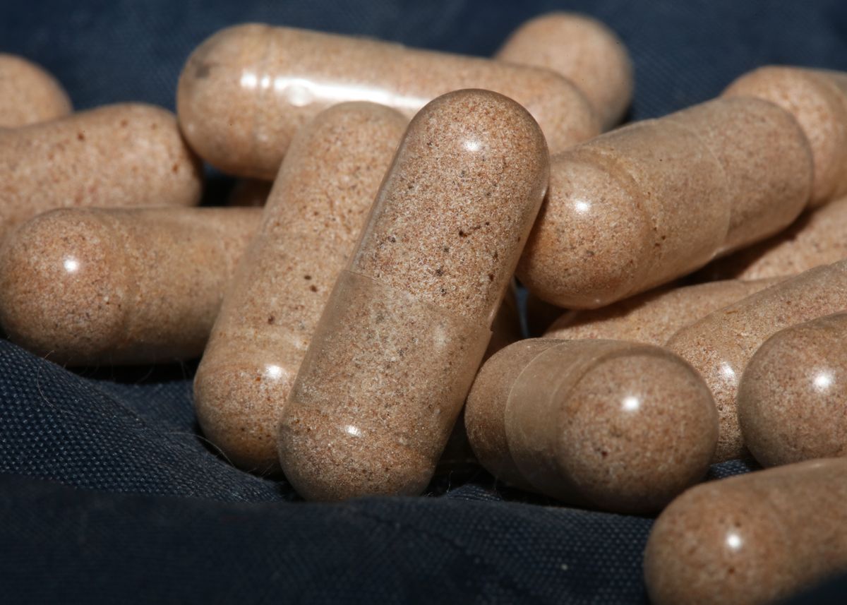 'Transparent full capsules' Poster, picture, metal print, paint by ...