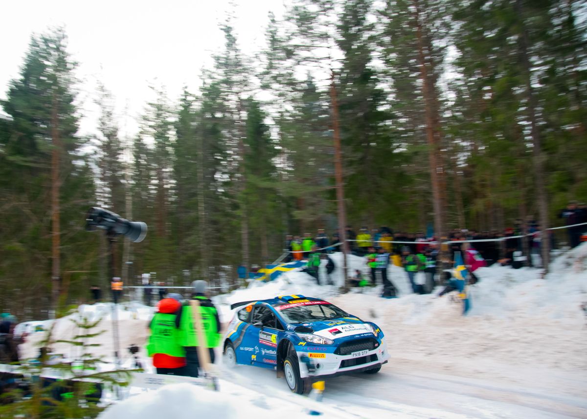 'Rally Sweden 2019' Poster, picture, metal print, paint by ...