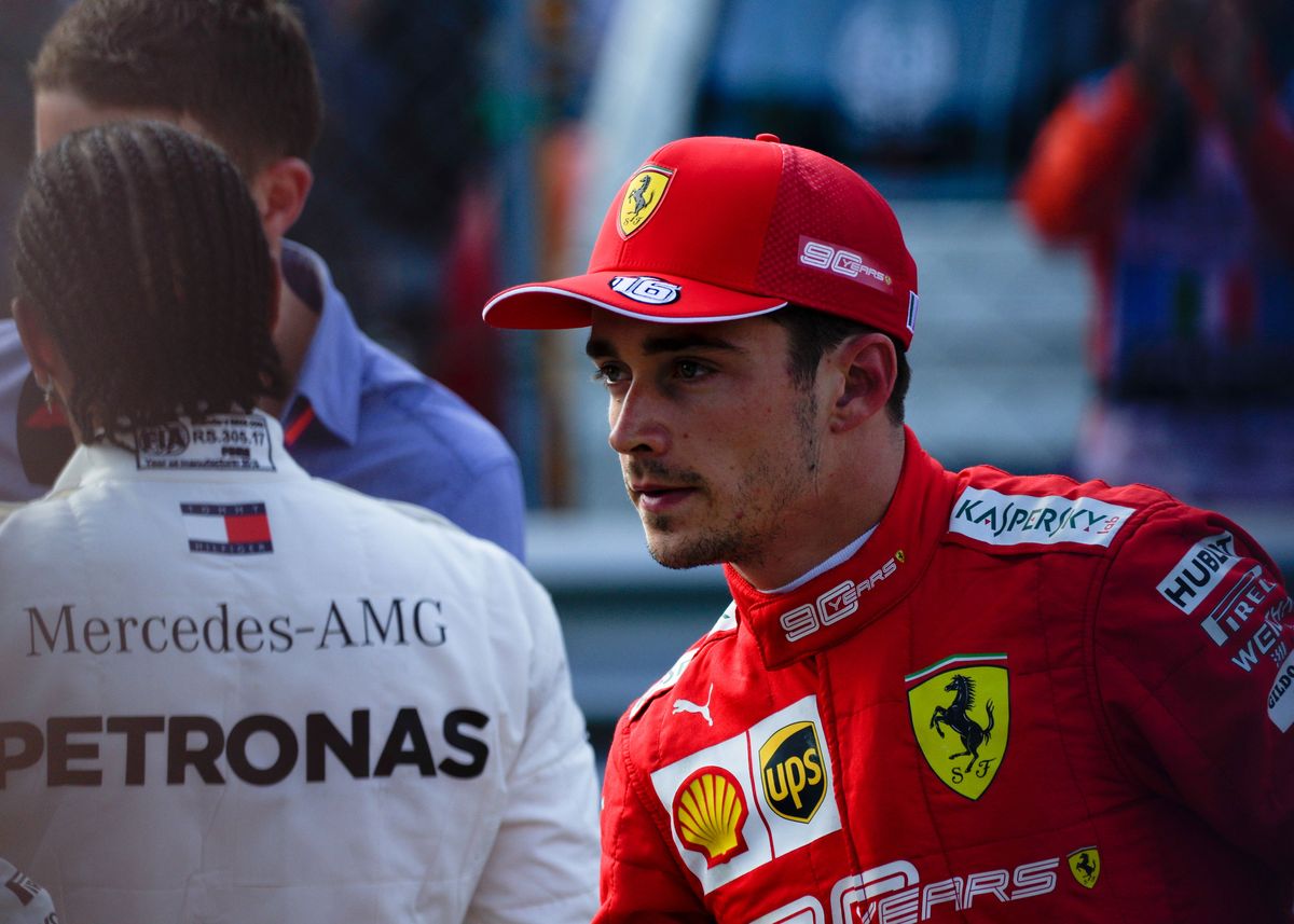 'Charles Leclerc Pole' Poster by F1Photography | Displate