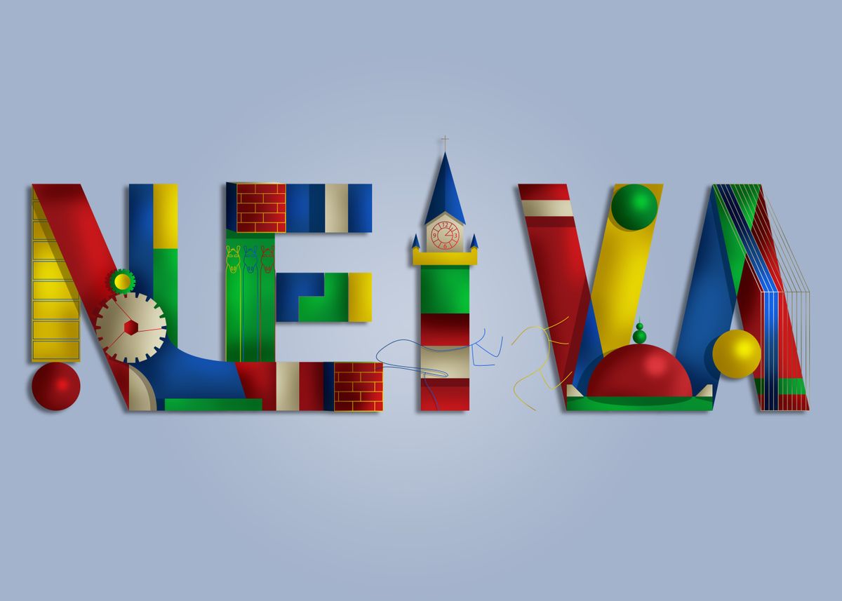 'Neiva' Poster, picture, metal print, paint by Melissa Lessard | Displate