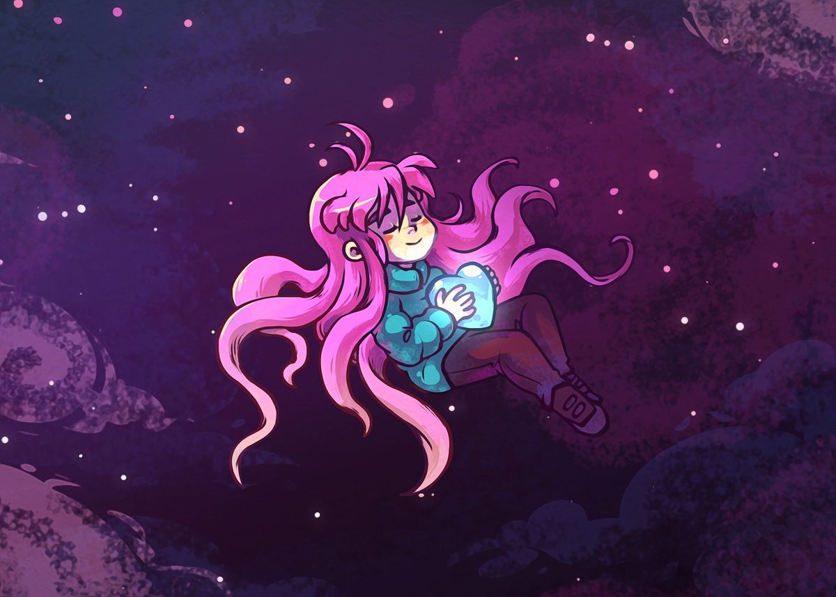 'Celeste' Poster, picture, metal print, paint by Go1dust Design | Displate