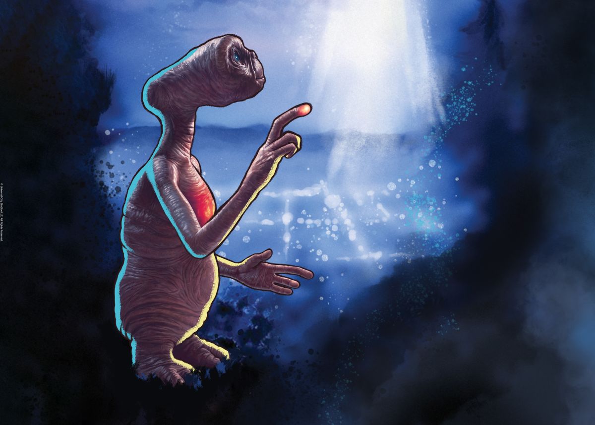 'Finger' Poster, picture, metal print, paint by E.T. | Displate