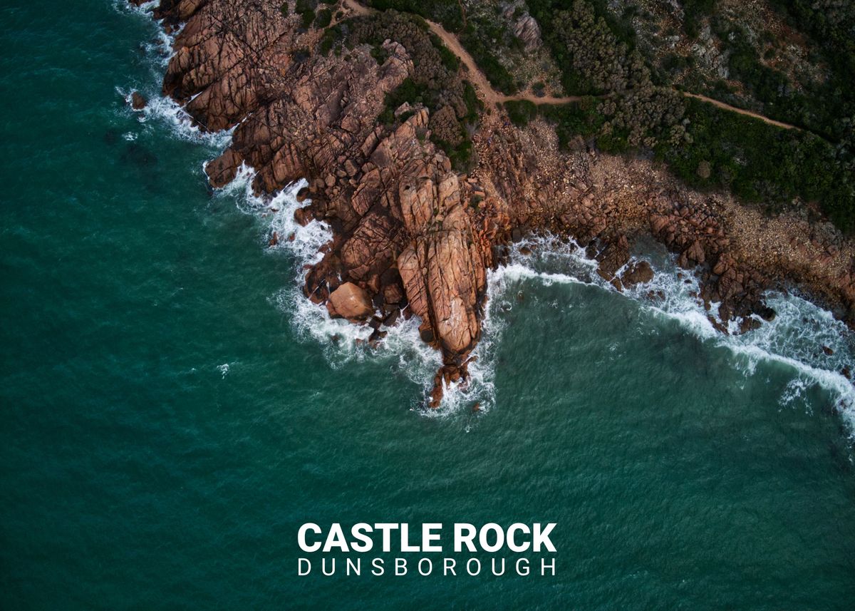 'Castle Rock Dunsborough' Poster, picture, metal print, paint by Joshua ...