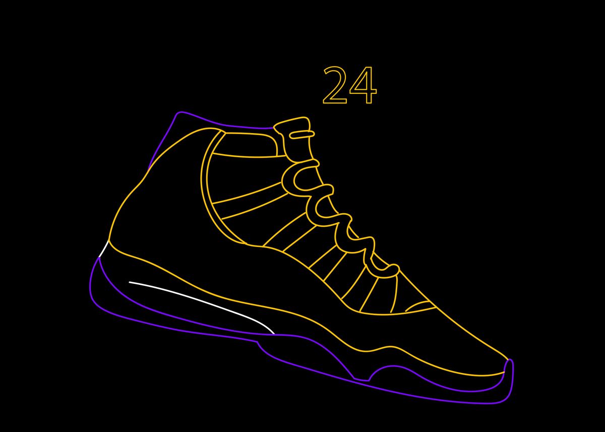 'neon shoe 24' Poster, picture, metal print, paint by dam art | Displate