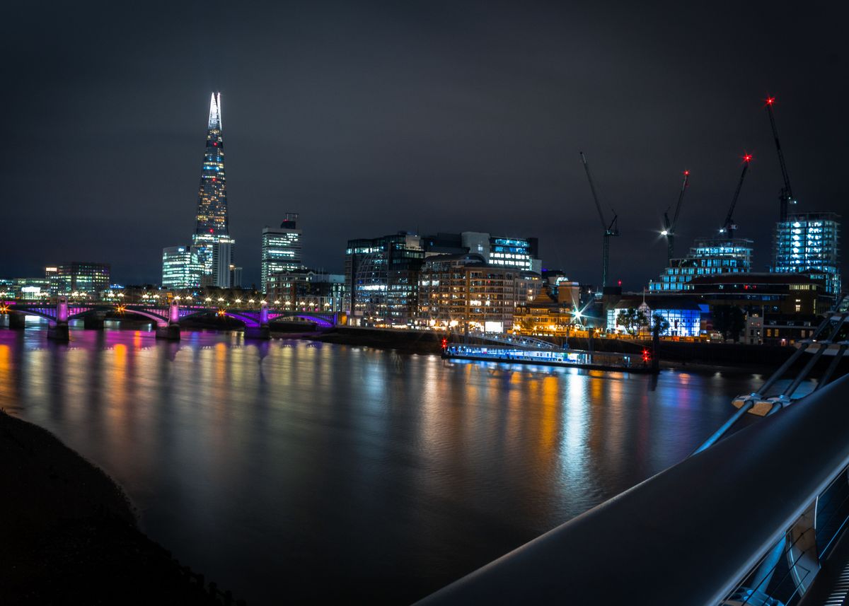 'London City Lights' Poster by Emilio Ferioli | Displate