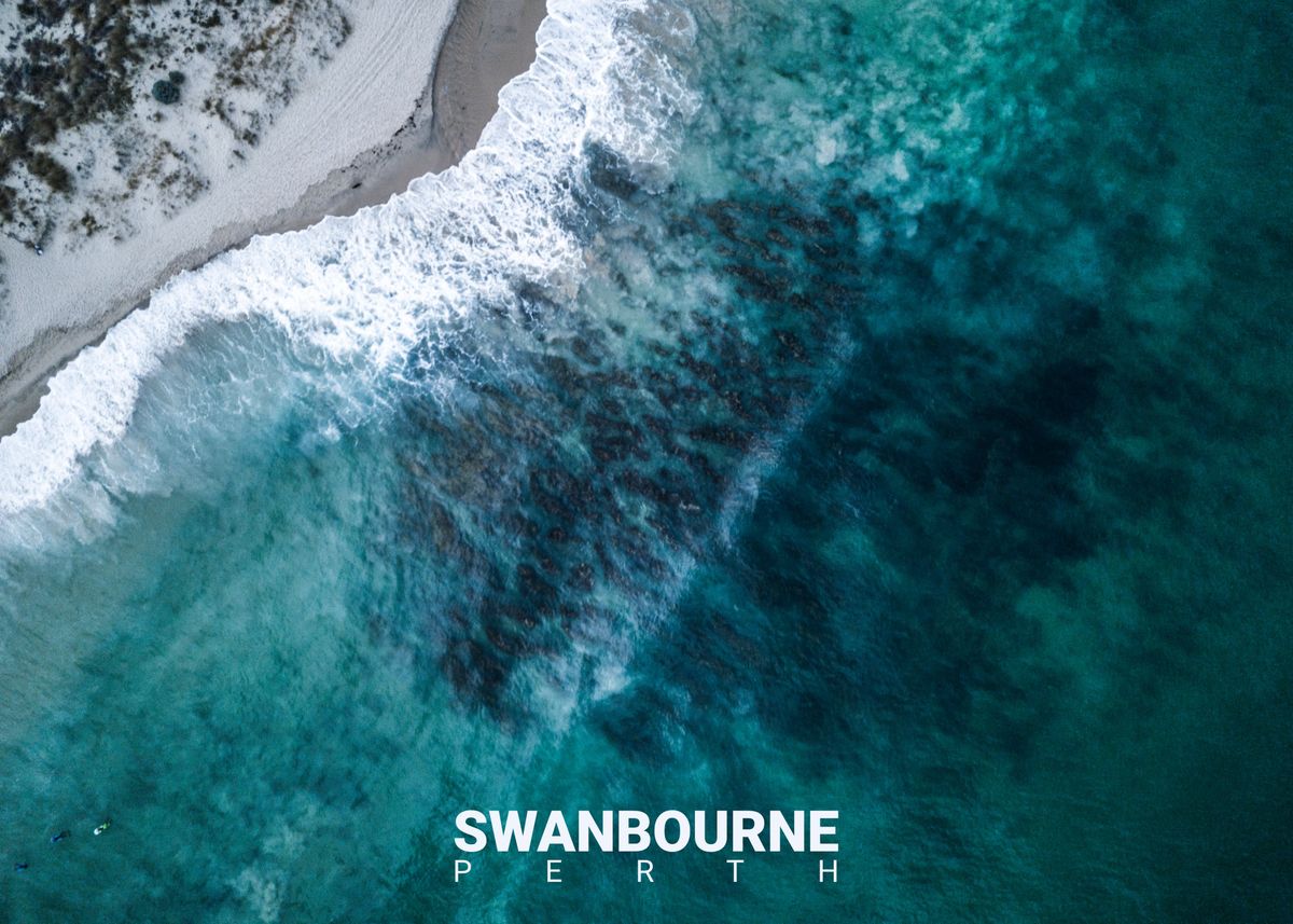 'Swanbourne Beach Australia' Poster, picture, metal print, paint by ...