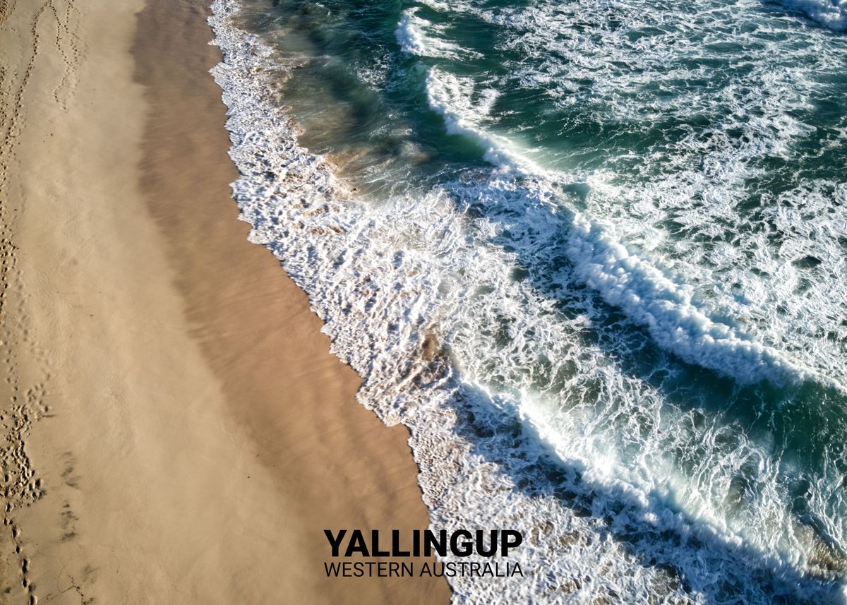 'Yallingup Beach Australia' Poster by Joshua Spires | Displate