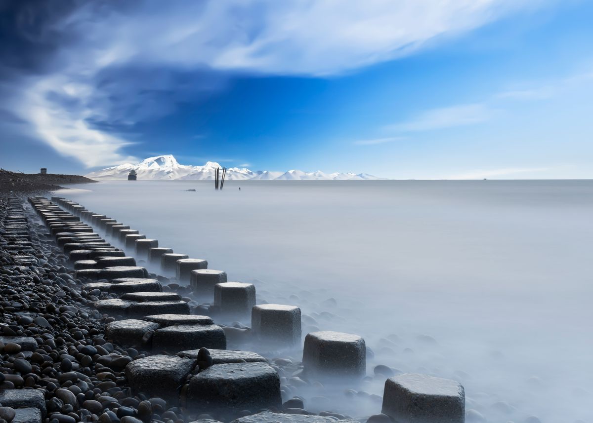 'Wave elimination block' Poster, picture, metal print, paint by HanPing ...