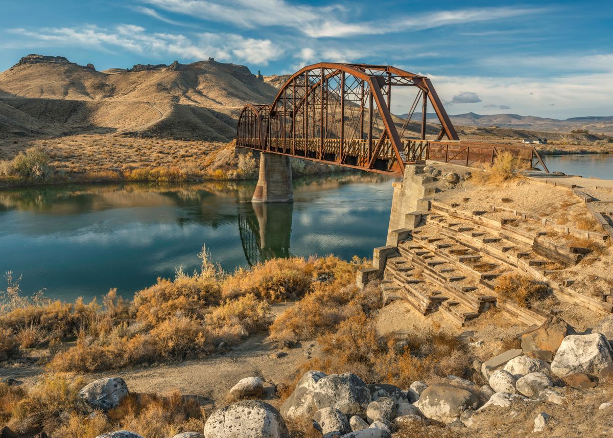 'Guffy Bridge' Poster, picture, metal print, paint by Louis Ruth | Displate