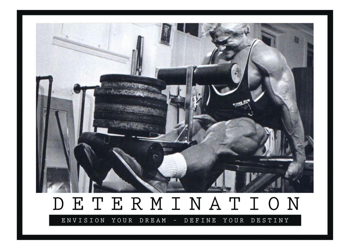 'Determination' Poster, picture, metal print, paint by CHAN | Displate