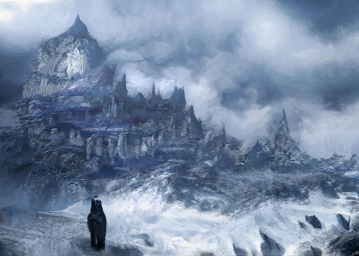 ' Edrugar Necropolis' Poster, picture, metal print, paint by matthew ...