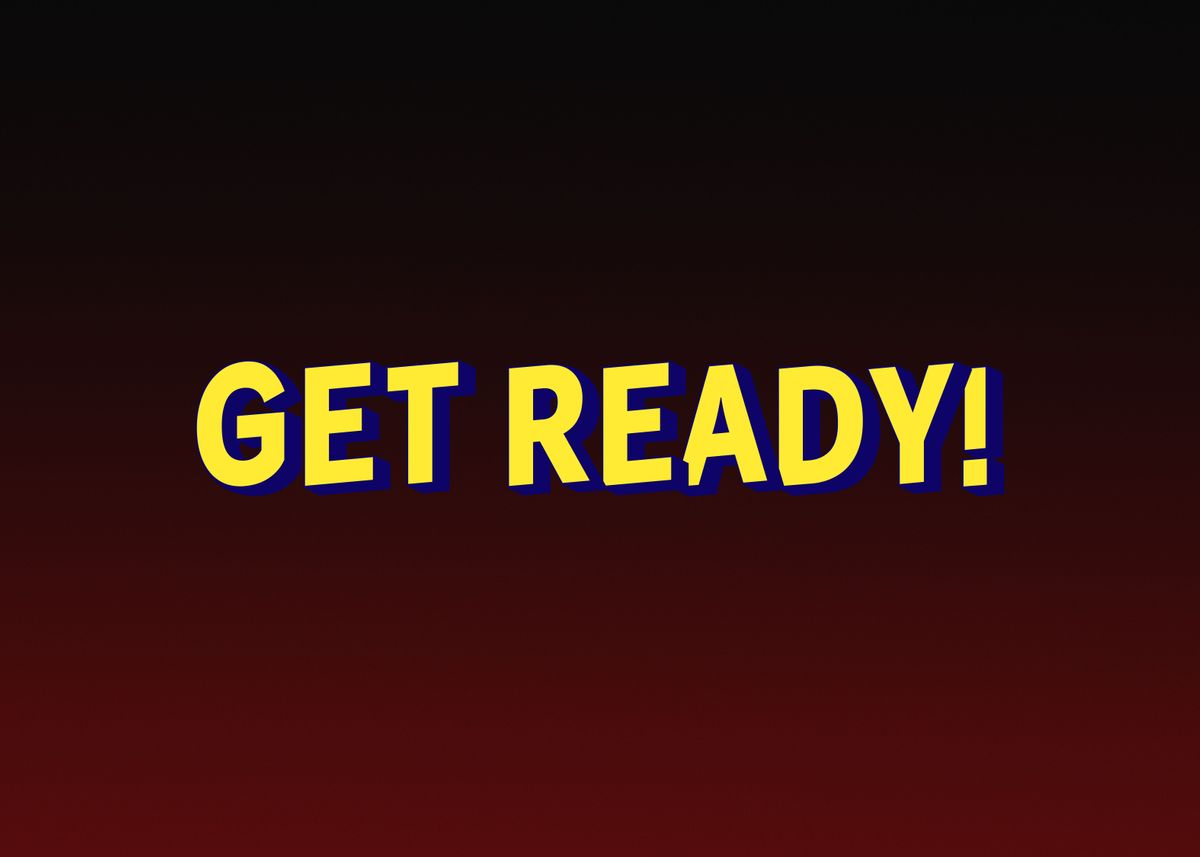 'Get ready game pseudo 3d p' Poster, picture, metal print, paint by ...