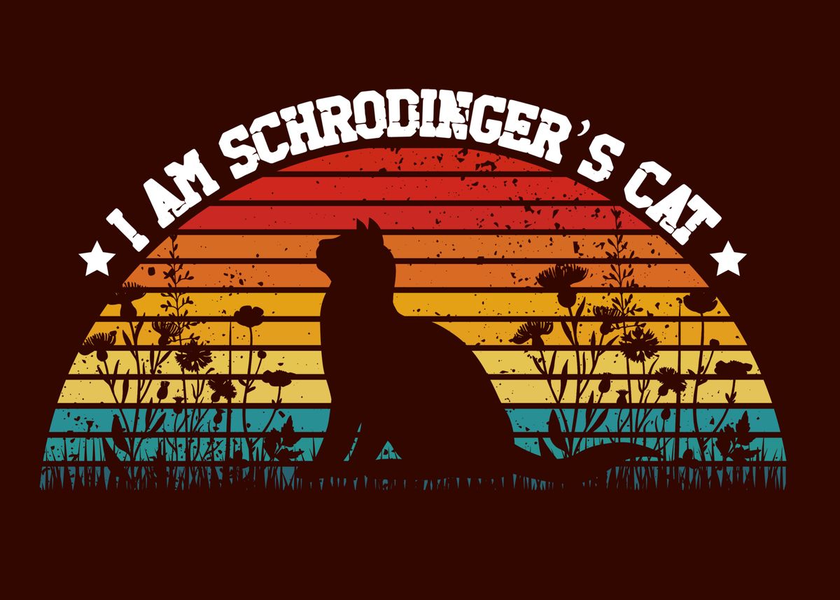 'I Am Schrodinger' Poster, picture, metal print, paint by Tony Lee ...