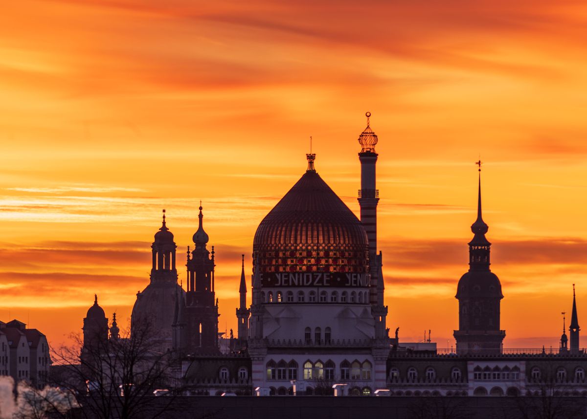 'Die Yenidze in Dresden' Poster, picture, metal print, paint by Stefan ...