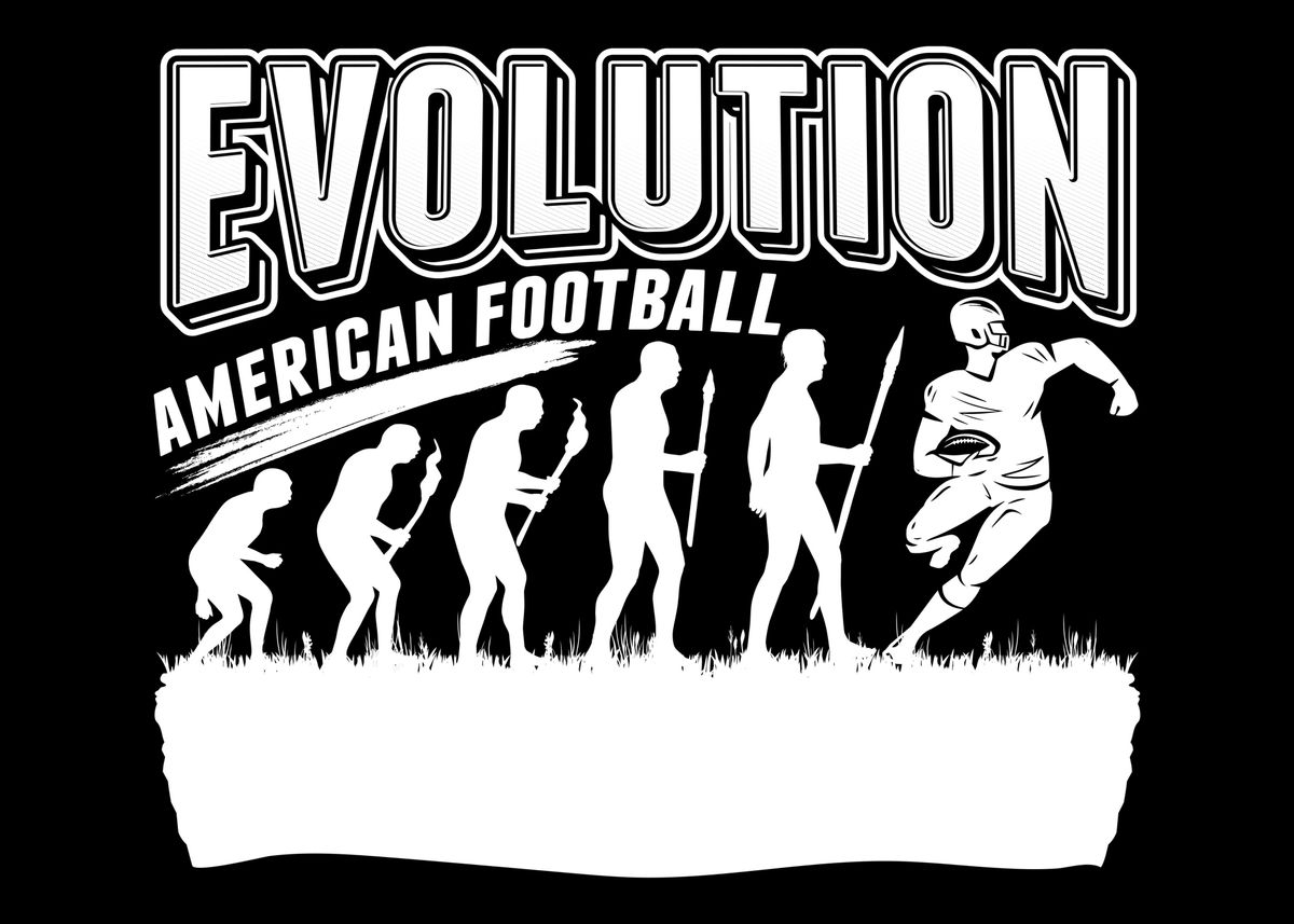 'Football Player Evolution' Poster by professionaldesigns | Displate