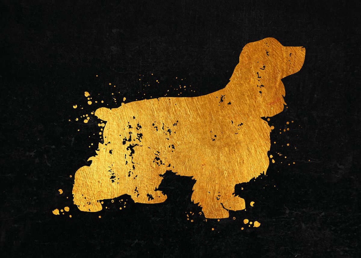 'Cocker Spaniel Dog' Poster by Dalton Joyce | Displate