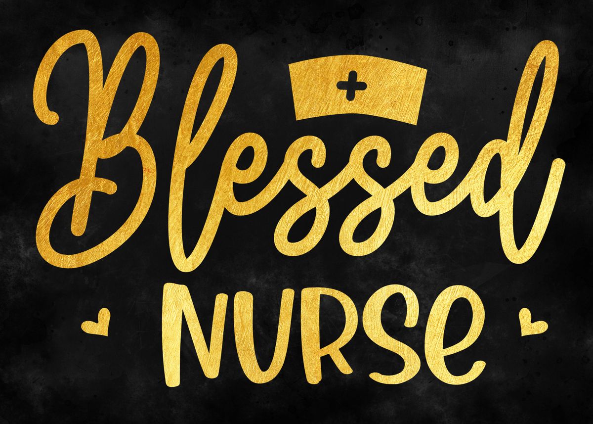 'Blessed nurse ' Poster by Farwell Florentino | Displate