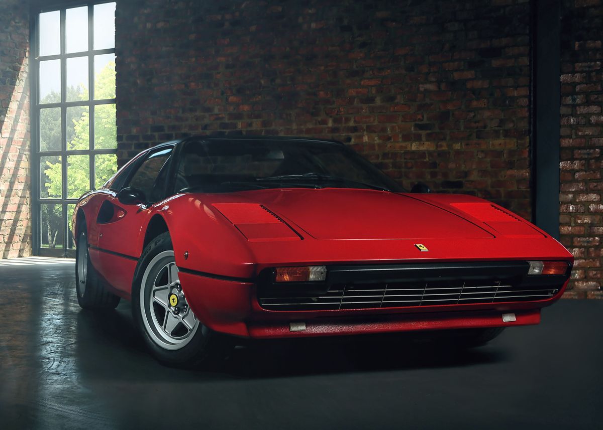 'Classic Ferrari' Poster, picture, metal print, paint by Rollz | Displate